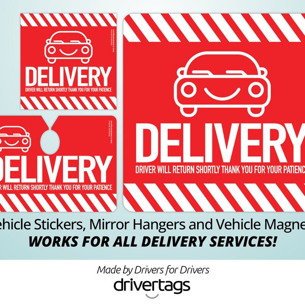 Doordash Car Sign - Etsy