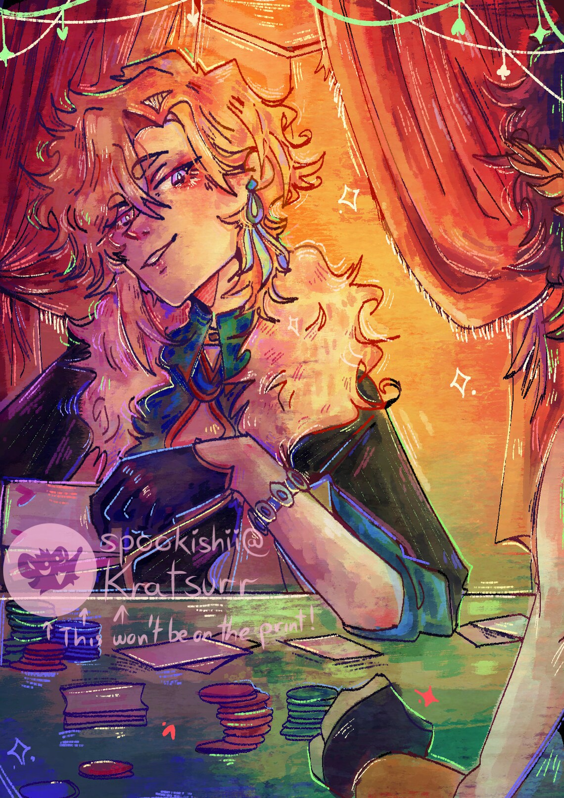 Honkai Star Rail Aventurine Print | HSR Poster - Etsy