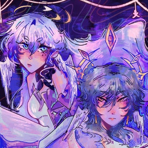 Honkai Star Rail Sunday & Robin Print | HSR Poster - Etsy