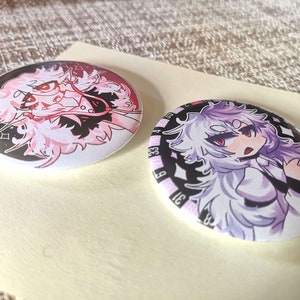 BSD Bungou Stray Dogs Pins - Sigma & Bram Stoker | Decay of the Angel ...