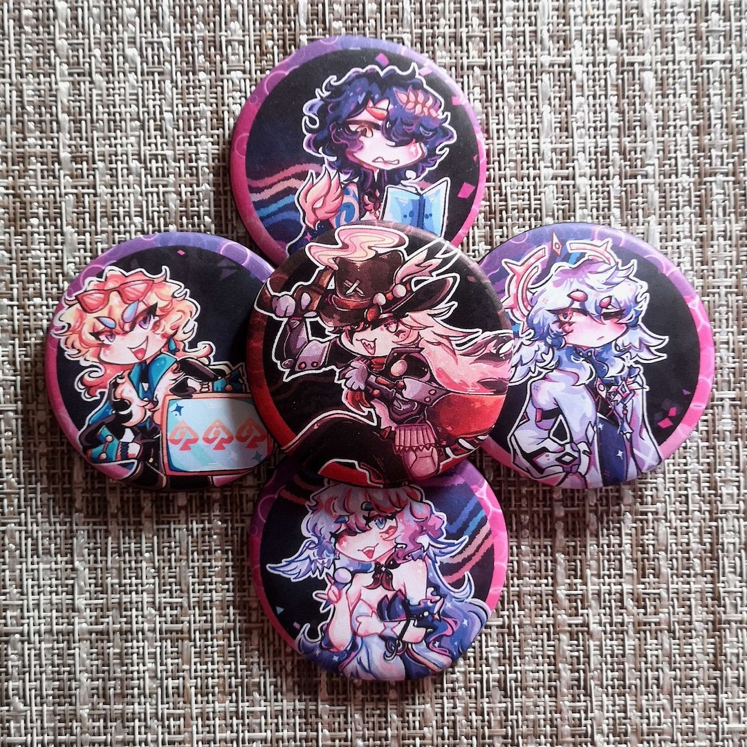 Honkai Star Rail Pins - Aventurine, Dr Ratio, Boothill, Sunday, Robin ...