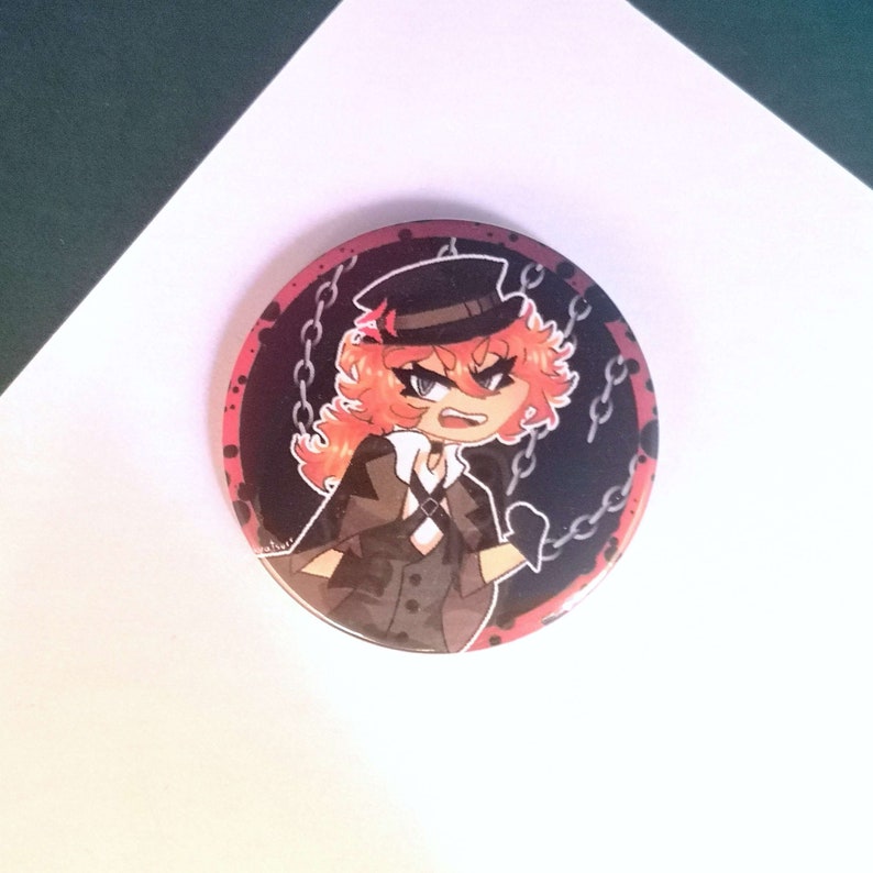 BSD Bungou Stray Dogs Pins Osamu Dazai Nakahara Chuuya - Etsy