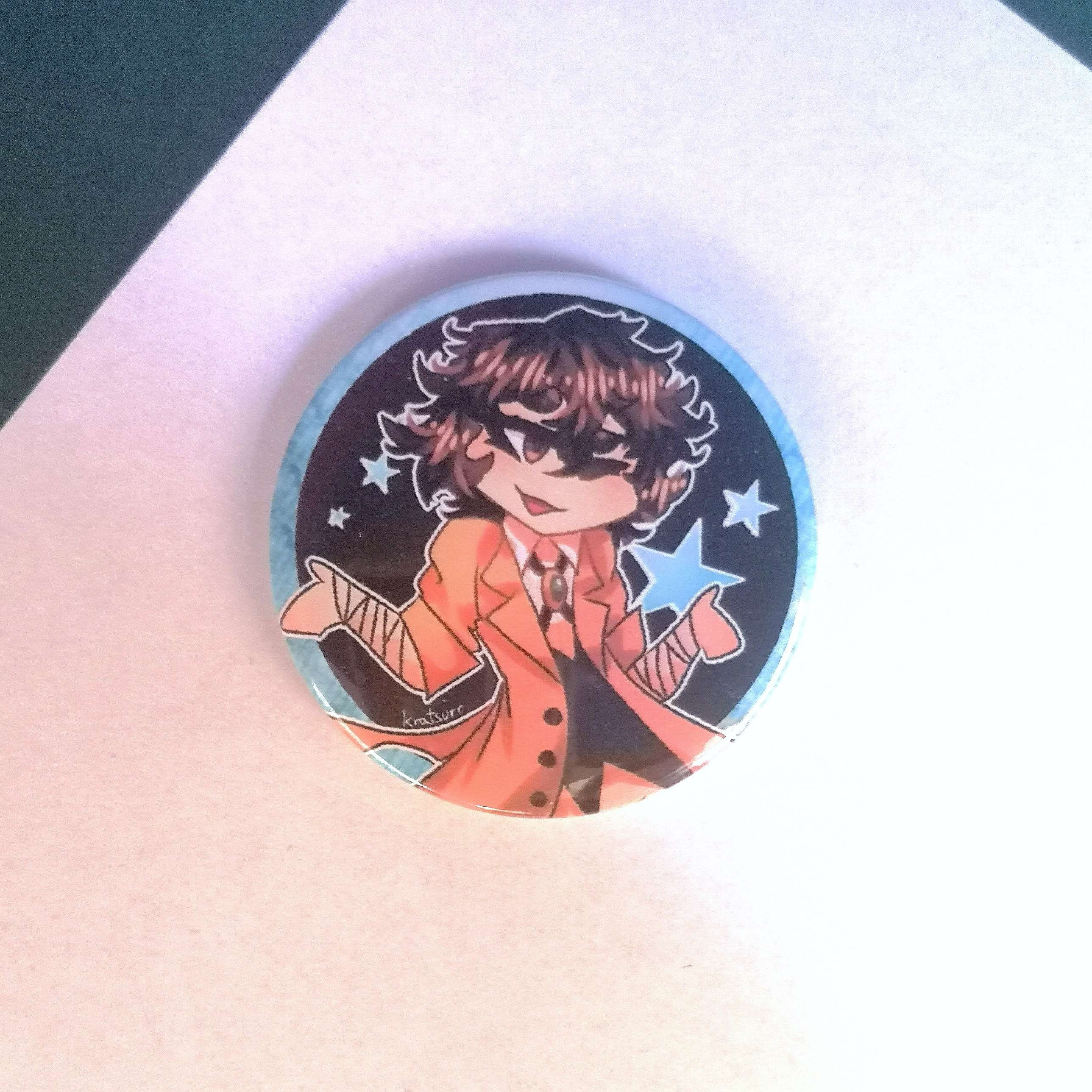 BSD Bungou Stray Dogs Pins Osamu Dazai Nakahara Chuuya - Etsy