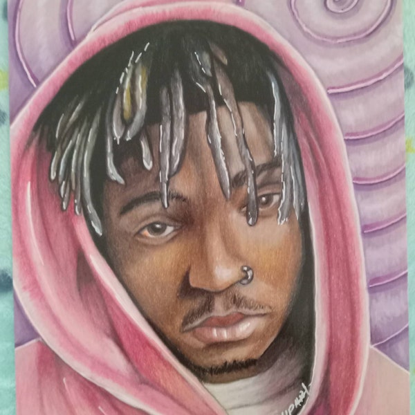 Juice Wrld Drawing - Etsy