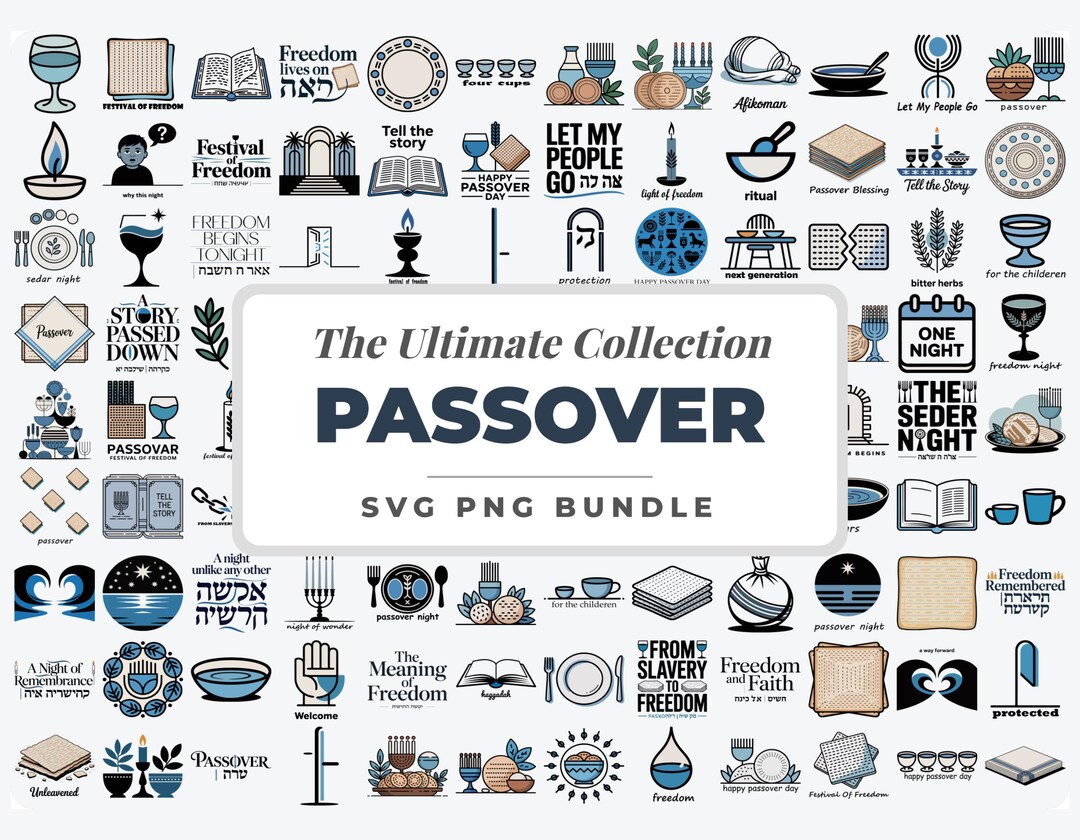 Passover SVG Bundle | Happy Passover Svg | Kids Passover Svg | Jewish ...