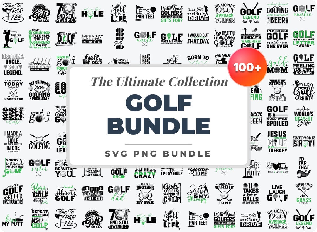 Golf Svg, Golfing Svg Bundle, Golf Png, Golf Split Monogram Svg, Golf ...