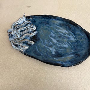Blue Octopus Party Platter - Etsy