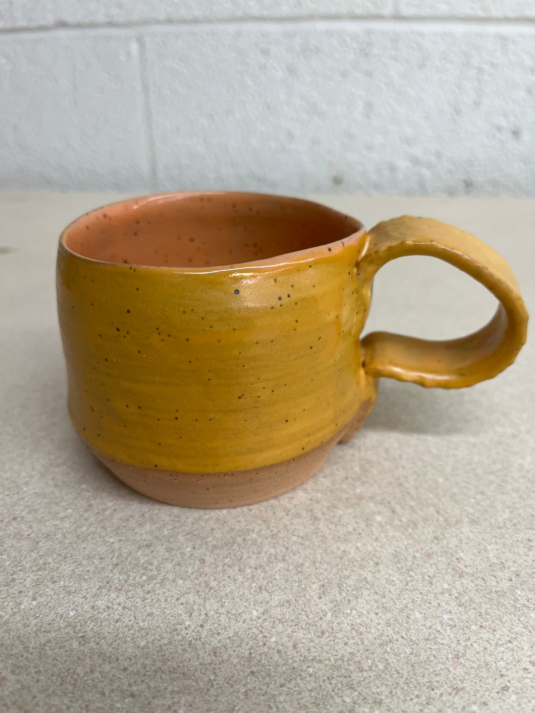 Bright Yellow Coffee Mug - Etsy