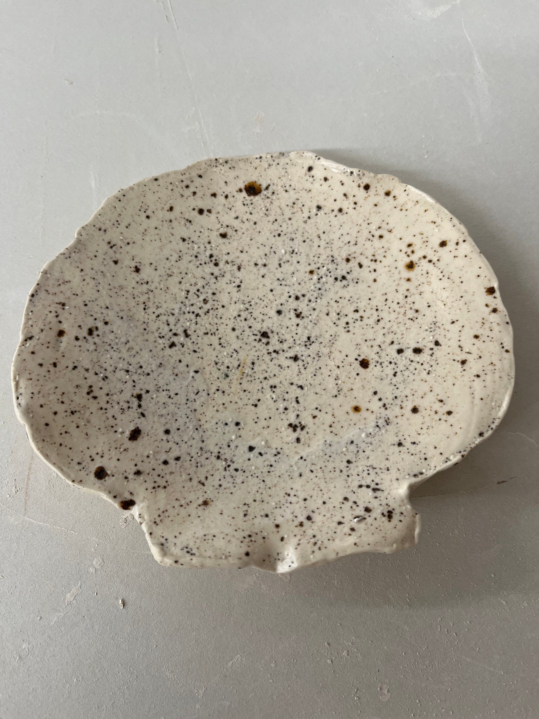 Scallop Pottery Tray-soap Dish - Etsy