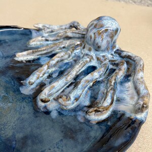 Blue Octopus Party Platter - Etsy