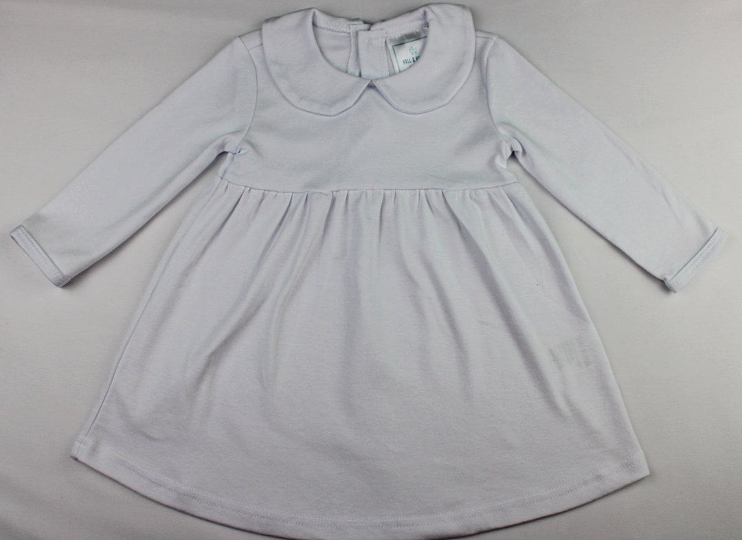 Peter Pan Collar Girls Dress - Etsy