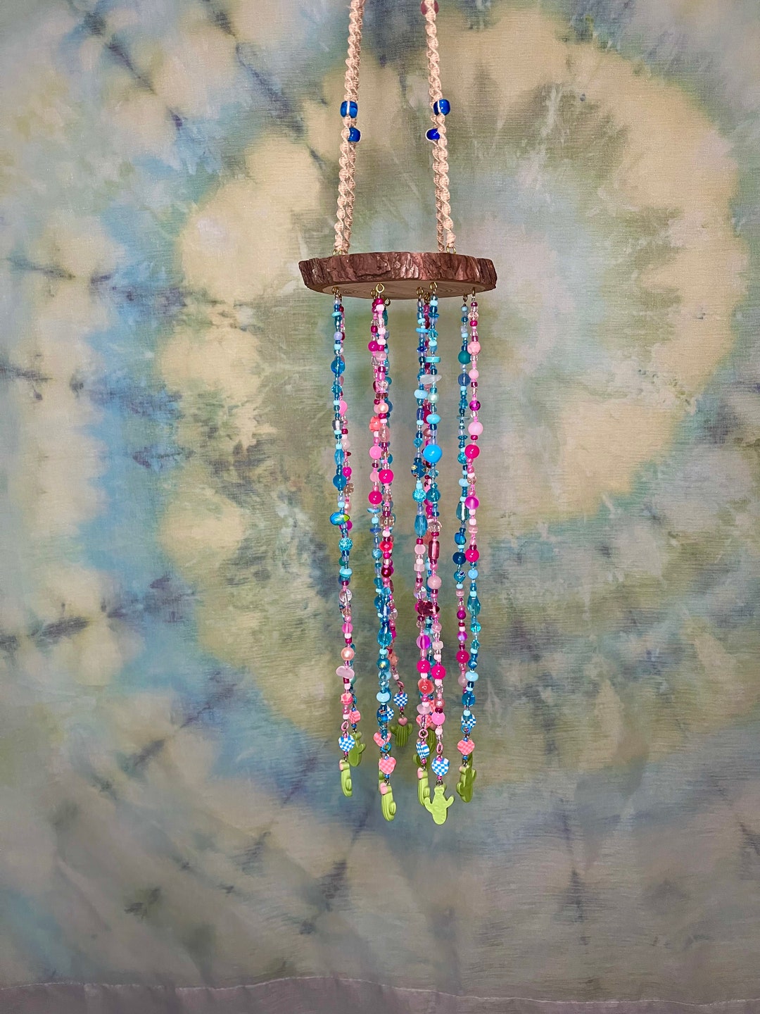 Cactus Suncatcher | Beaded Sun Catcher | Boho Decor | Gifts for Her ...