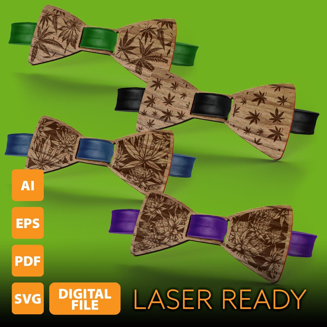 DIGITAL FILE - 4 Pack Bowties Vol 7 - Etsy