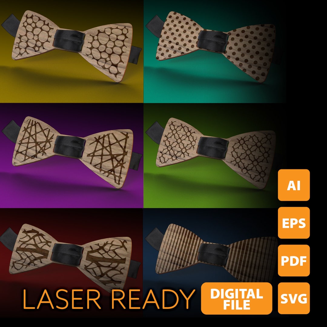 DIGITAL FILE - 6 Pack Bowties Vol 1 - Etsy