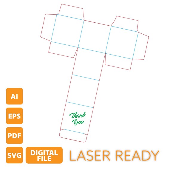 DIGITAL FILE 2x2 Inch Gift Box - Etsy