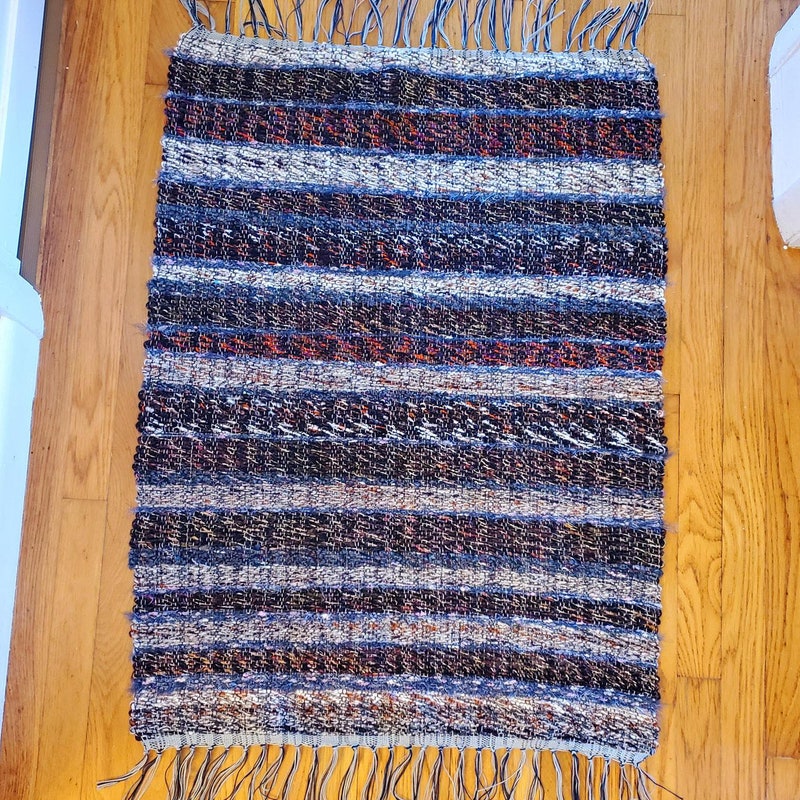 Upcycled Rag Rug - Etsy
