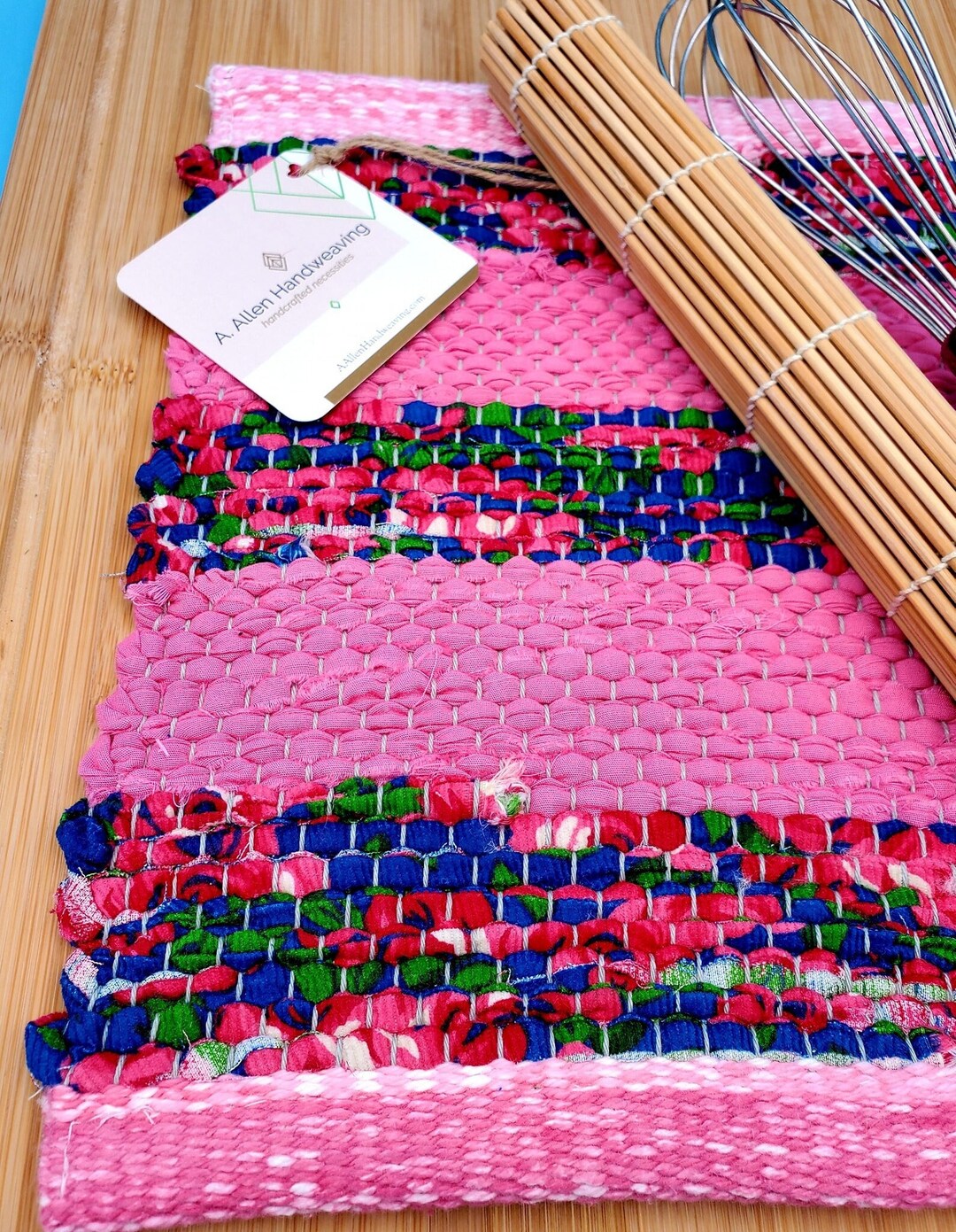 Kitchen Rag Rug Pot Holder Trivet Thick Cotton - Etsy