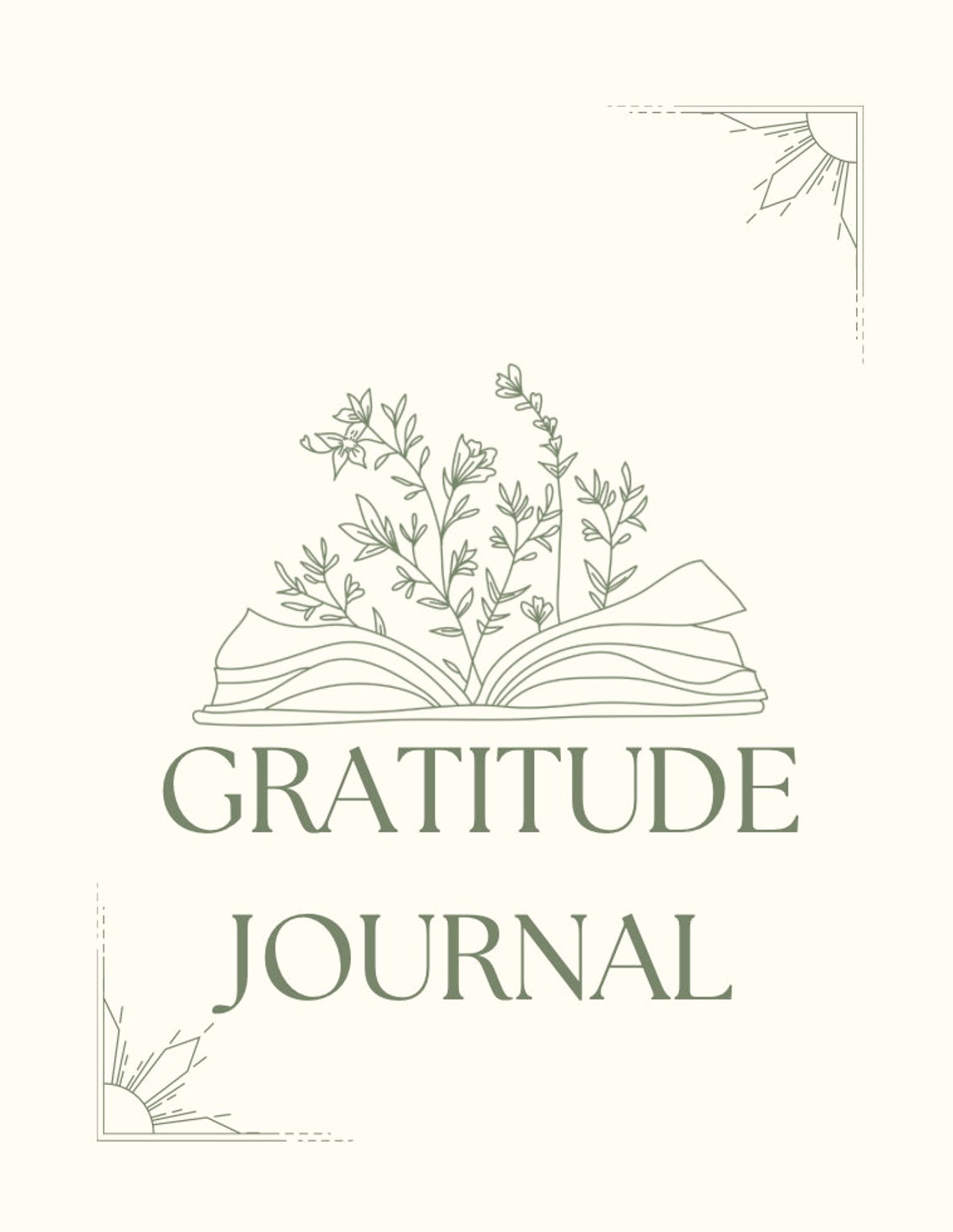 DAILY GRATITUDE JOURNAL | E-book, Printable, Digital Planner - Etsy