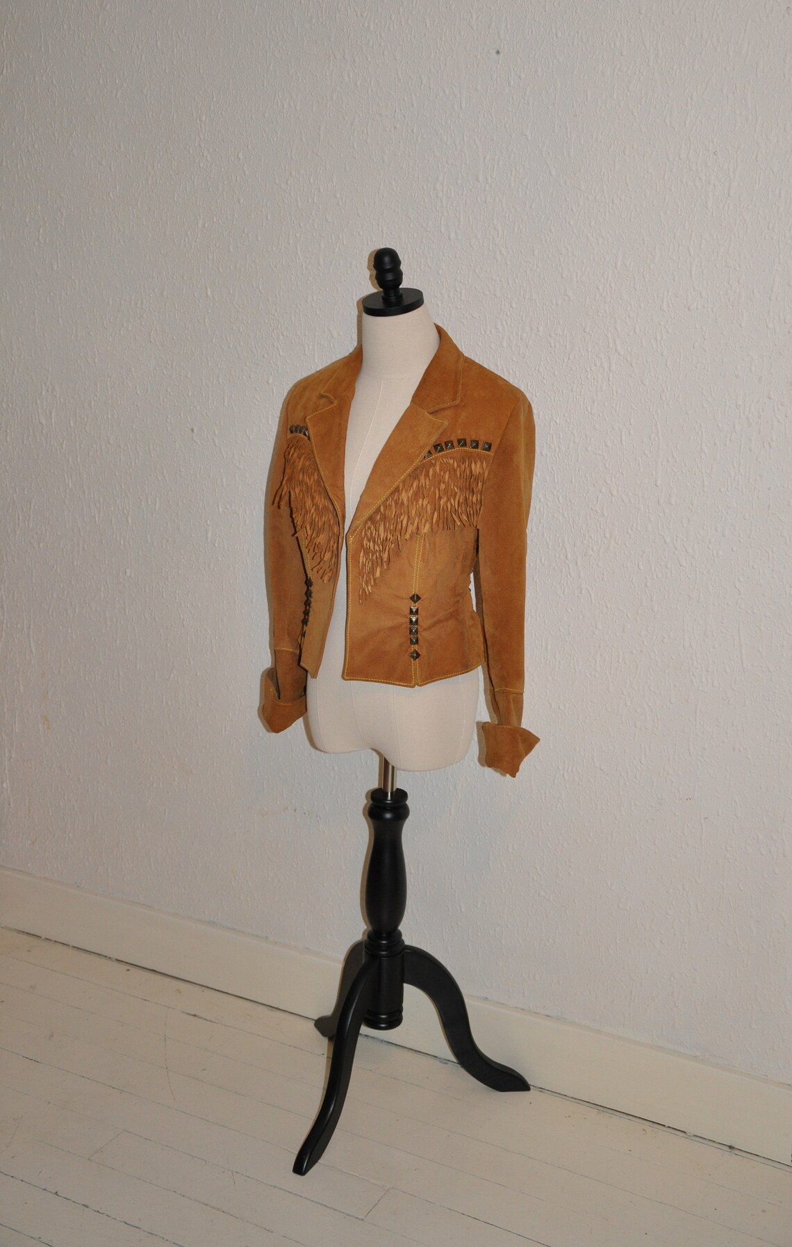 Doubled Ranch/texas Genuine Leather Jacket - Etsy