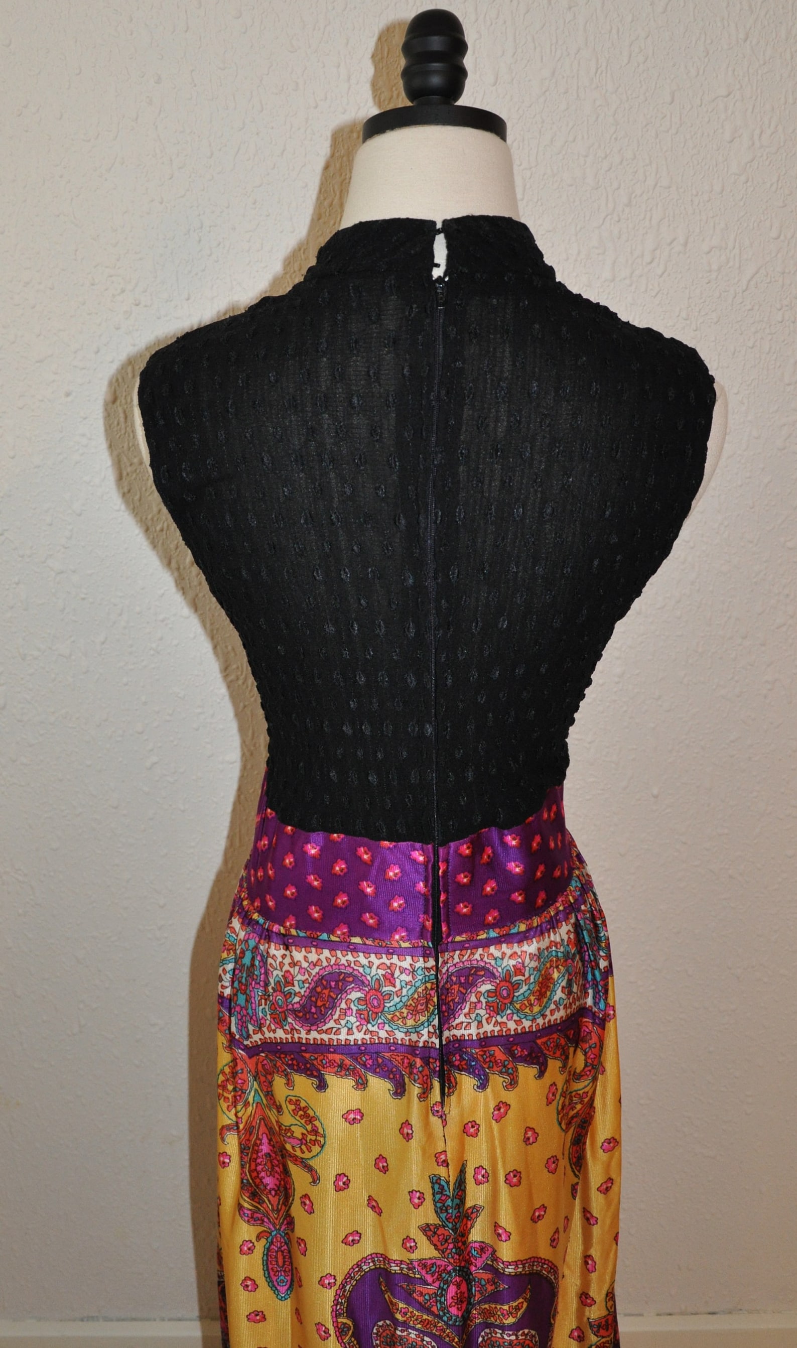 Colourful 1970's Harold Williams Maxi Dress. - Etsy