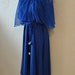 1970's Vintage Royal Blue Party Dress - Etsy