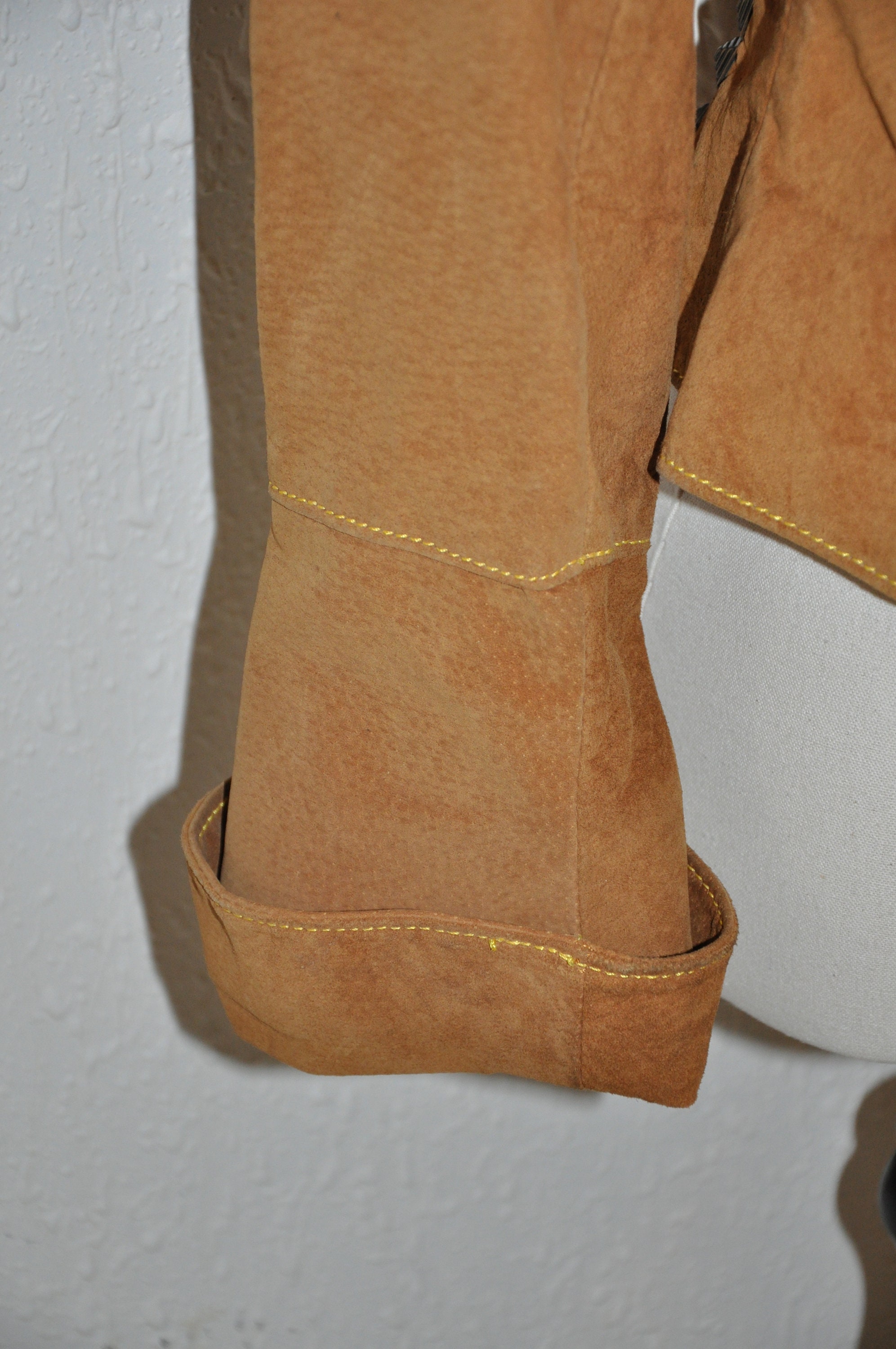 Doubled Ranch/texas Genuine Leather Jacket - Etsy