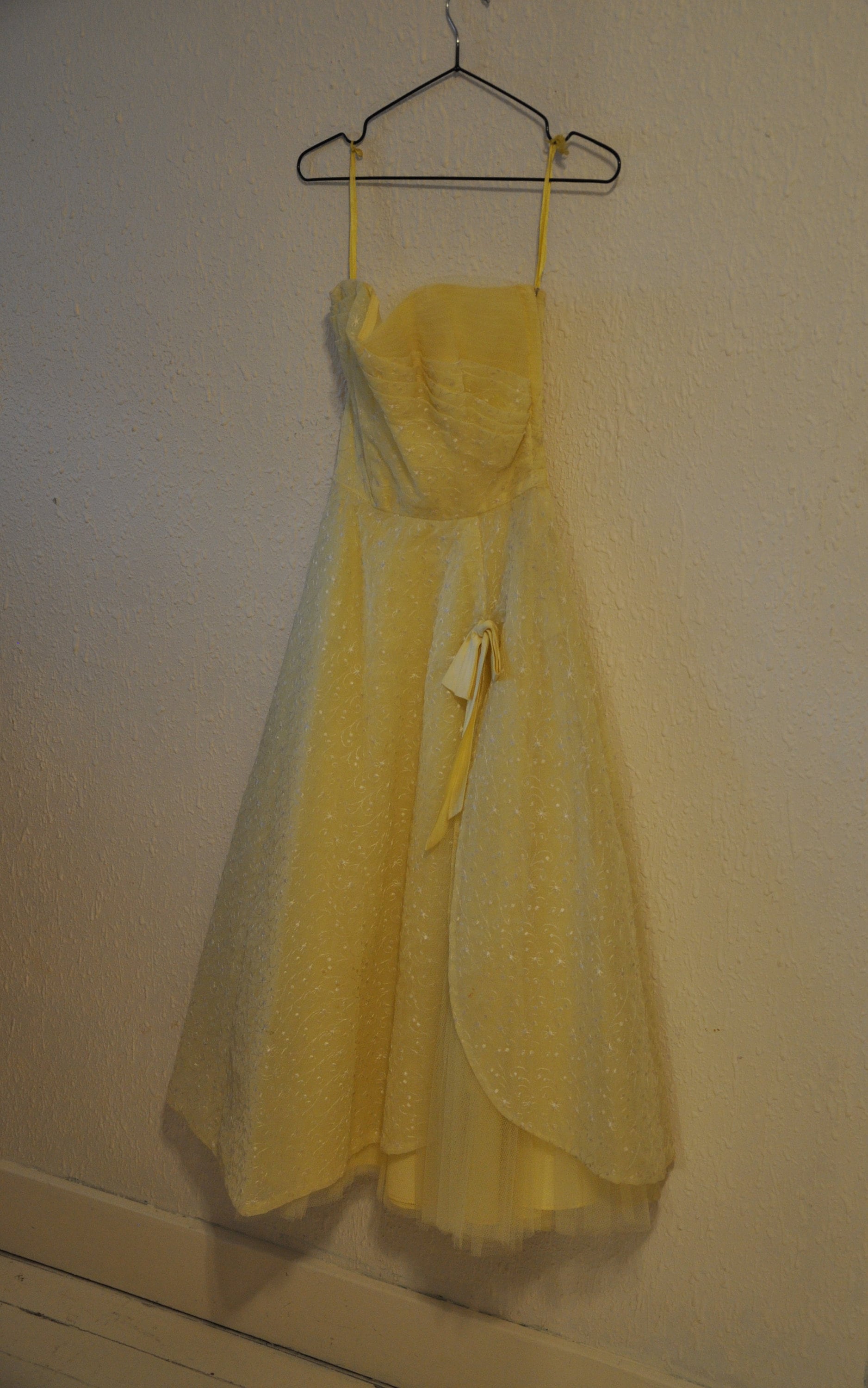 1950's Soft Lemon Yellow Dress With Matching Jacket - Etsy