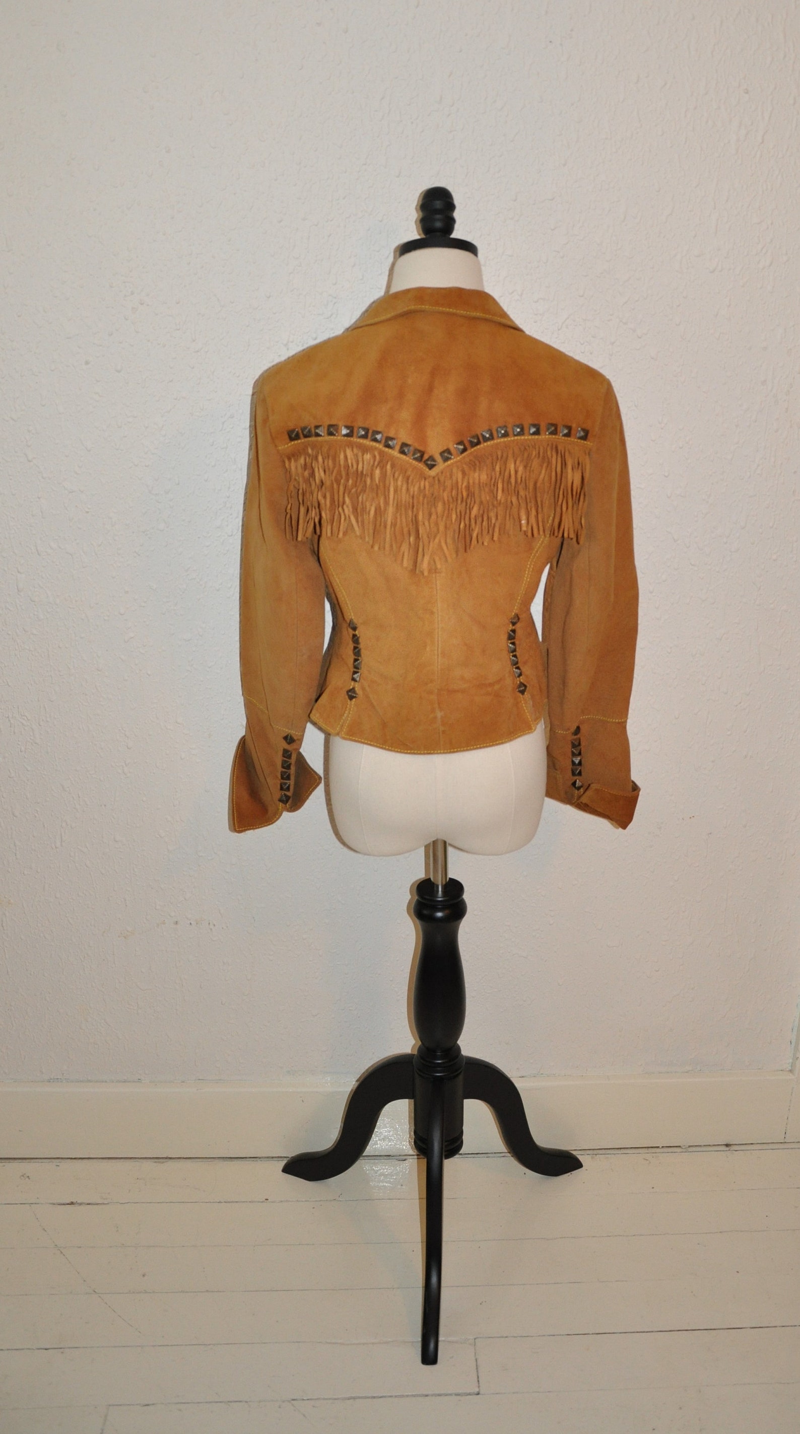 Doubled Ranch/texas Genuine Leather Jacket - Etsy