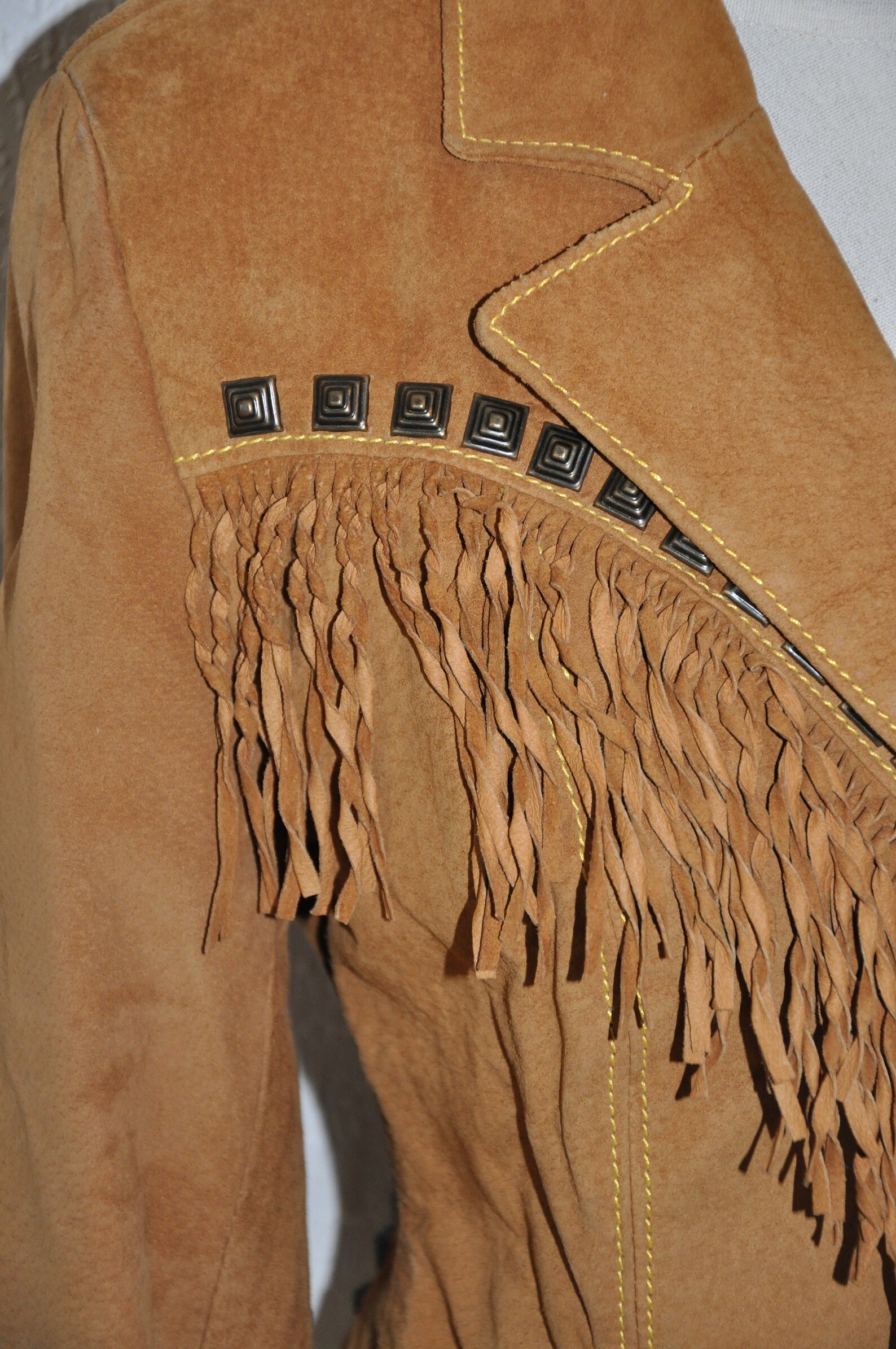 Doubled Ranch/texas Genuine Leather Jacket - Etsy