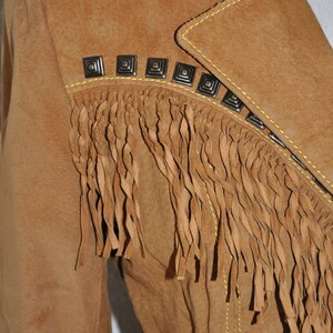 Doubled Ranch/texas Genuine Leather Jacket - Etsy