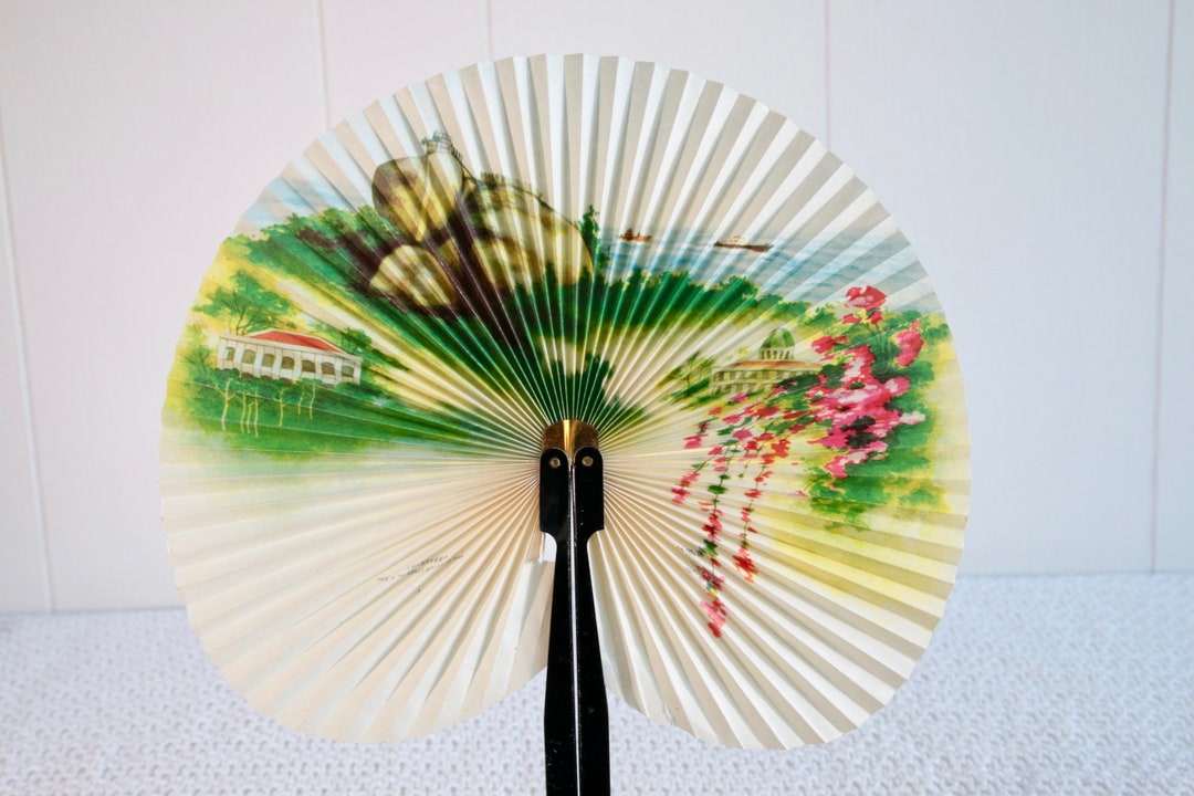Vintage Chinese Fan Made in the People's Republic of China - Etsy