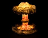 Realistic Nuclear Explosion Mushroom Cloud Light | The Green Head