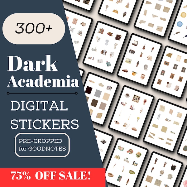 Dark Academia Stickers - Etsy