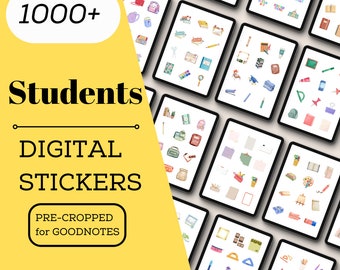 Funtional Student Stickers, Digital PNG iPad Stickers, Student Widget ...