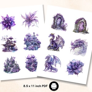 51 PNG Watercolour Purple Fairy Clipart, Fairies Png, Fantasy Art ...