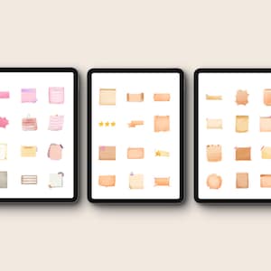 200+ Digital Goodnotes Sticker, Sticky Notes PNG , PNG Digital Stickers ...