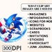 40 Sonic Clipart Set 300 DPI, High-resolution, Transparent Background ...