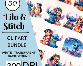 Watercolor Stitch Birthday Clipart Set 300 DPI, High-resolution ...