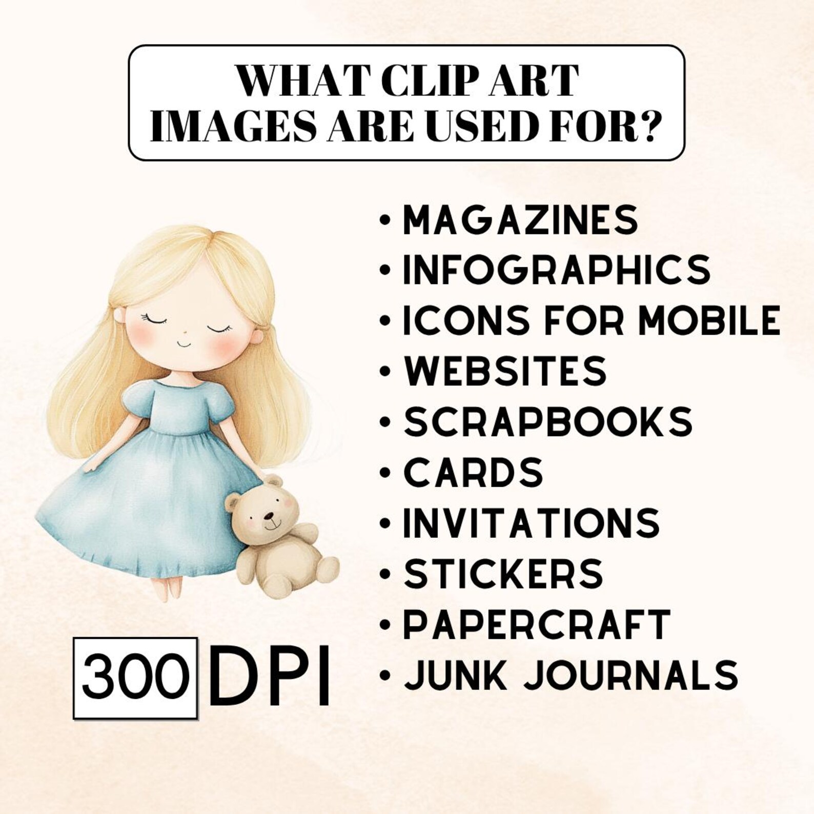 500 Watercolor Fairy Tale Clipart, Classic Stories Mega Bundle ...