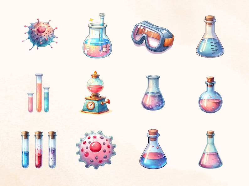 40 Science Clipart, Laboratory Clipart, Lab Clipart, Space Clipart ...
