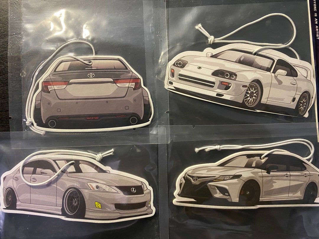 TOYOTA Group Cars Air Freshener ( Camry, Lexus IS, Classic Supra ...