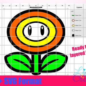 Mario Kart Item Emblem Bundle PNG and SVG Outlines and Coloured Layered ...