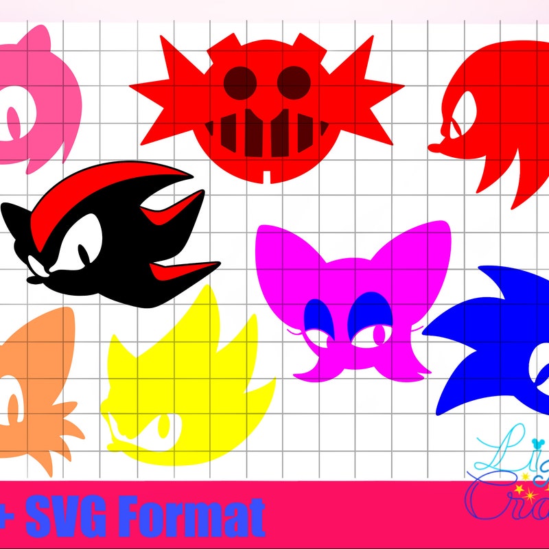 Sonic Knuckles Clip Art - Etsy
