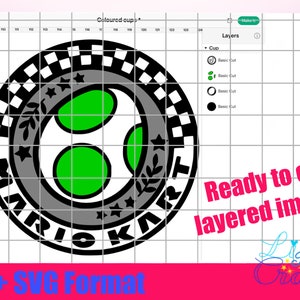 Mario Kart 4 Grand Prix Cup Emblems PNG + SVG Coloured Layers and ...