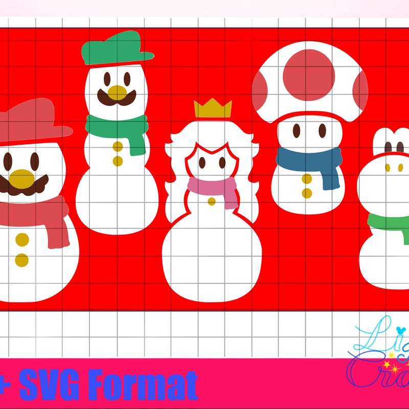 Super Mario Snowman - Etsy