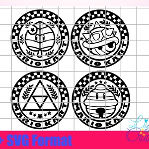Mario Kart 4 Grand Prix Cup Emblems PNG + SVG Coloured Layers and ...