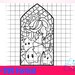 Rosalina Stained Glass Luma Super Mario Galaxy SVG and PGN Outline and ...