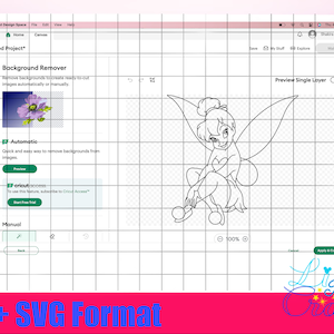 16 Pixie Fairy Tink PNG SVG Tinkerbell Colour and Black and White Peter ...