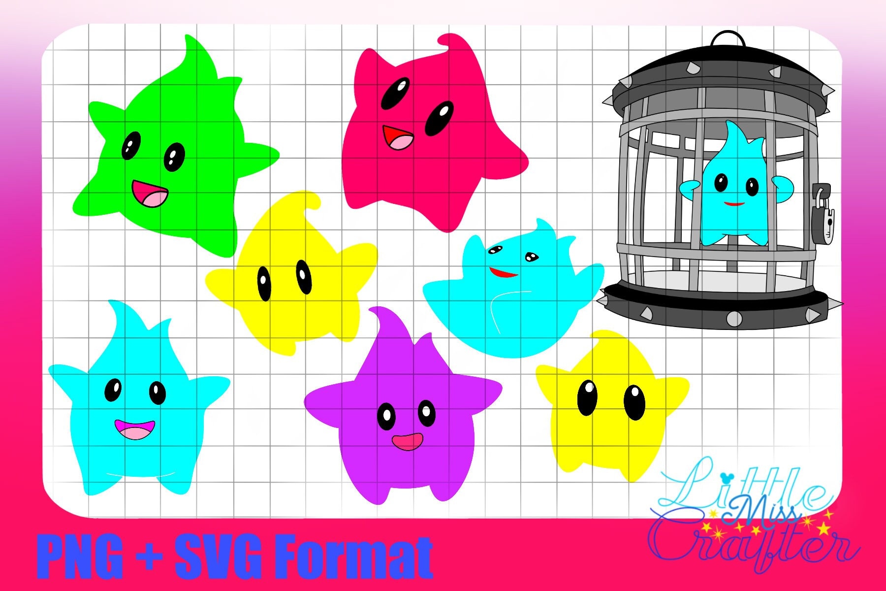 8 Luma Lumalee Bundle Mario Movie Super SVG and PNG Files - Etsy