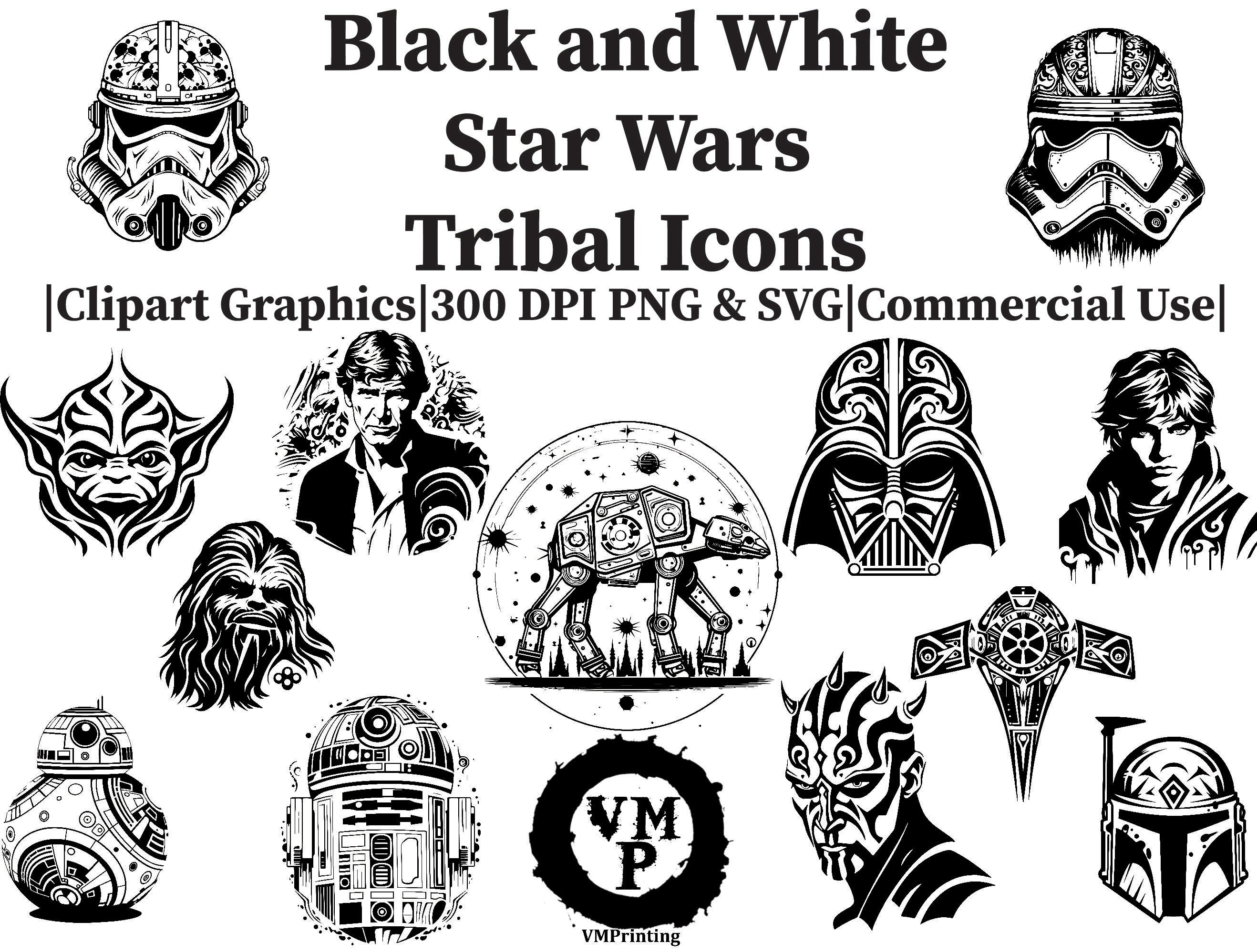 Star Wars Black And White